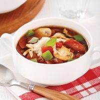 Soupe à la pizza - 5 ingredients 15 minutes