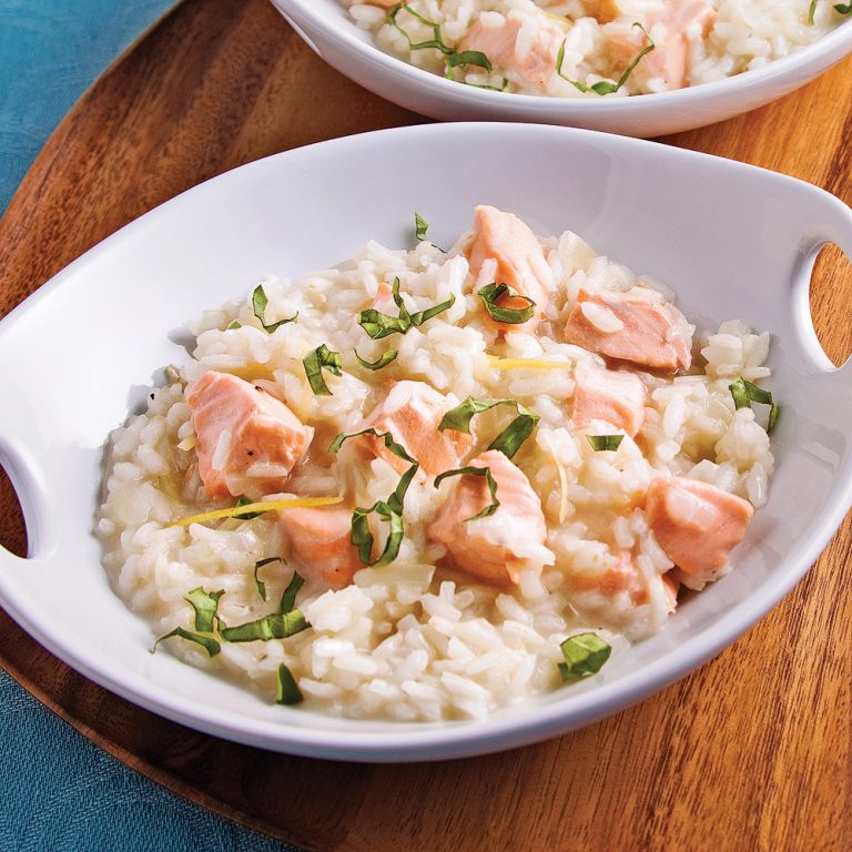 Salmon Risotto - 5 ingredients 15 minutes