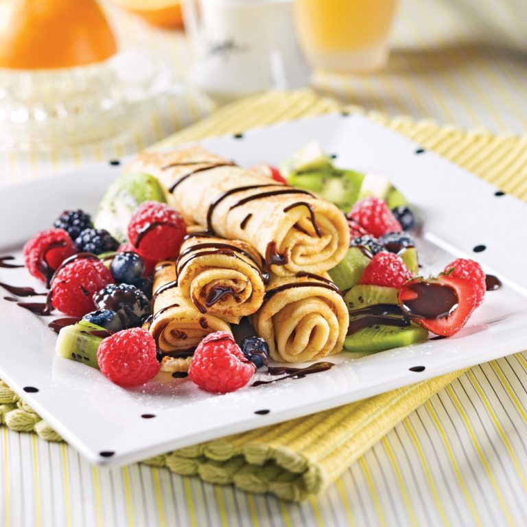 Crêpes minces à saveur d'amande - 5 ingredients 15 minutes