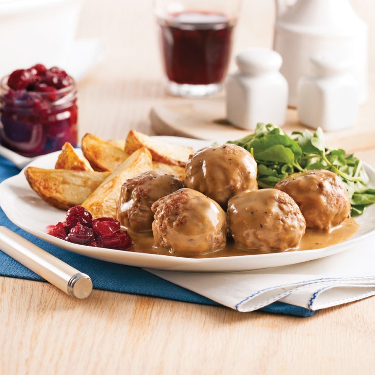 Boulettes suédoises rapides - 5 ingredients 15 minutes