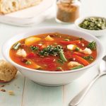Minestrone aux haricots rouges - 5 ingredients 15 minutes