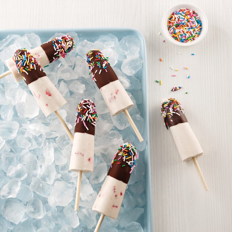 Popsicles banana split - 5 ingredients 15 minutes