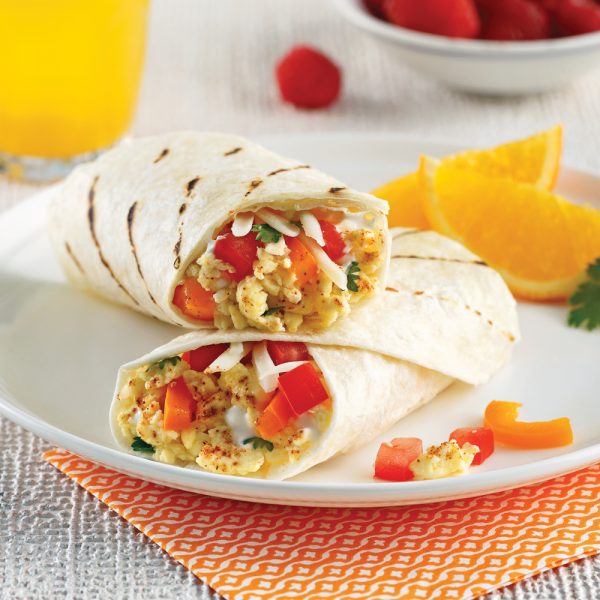Burritos déjeuner express - 5 ingredients 15 minutes