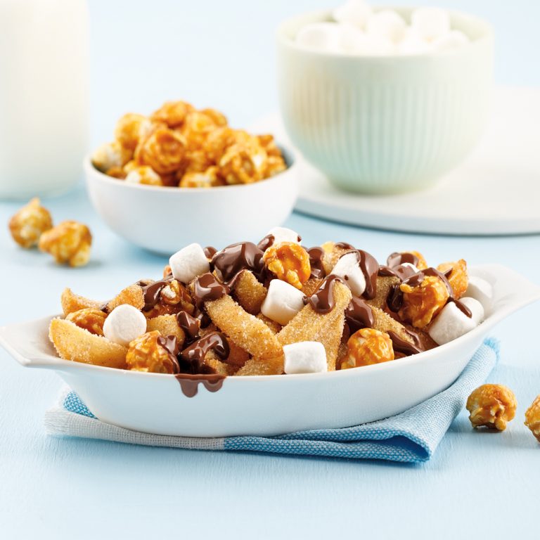 Poutine dessert - 5 ingredients 15 minutes