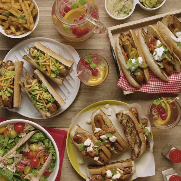 Party hot-dogs - 5 ingredients 15 minutes
