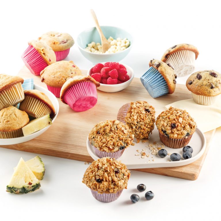 Muffins: recette de base + 4 variantes - 5 ingredients 15 minutes
