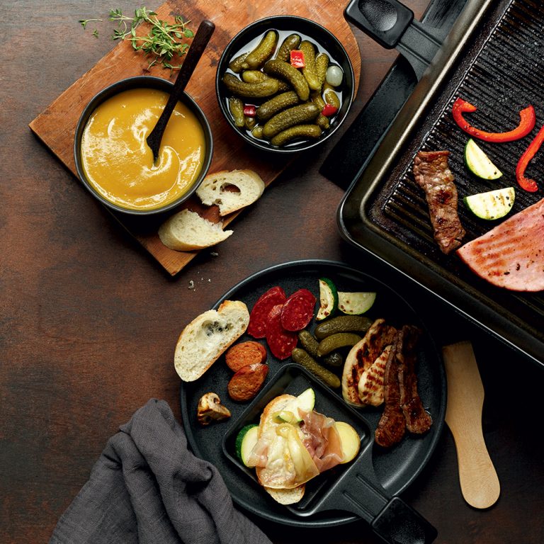 Raclette traditionnelle - 5 ingredients 15 minutes