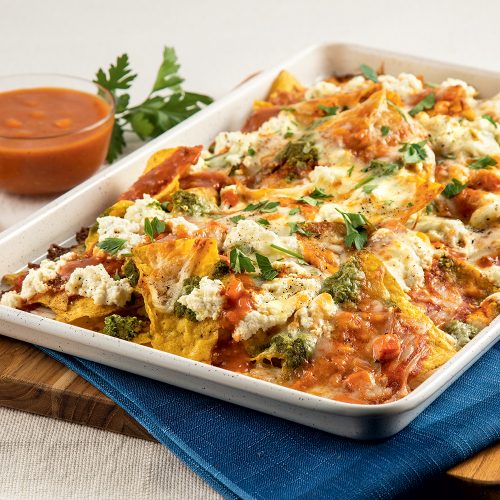 Nacho style lasagne - 5 ingredients 15 minutes