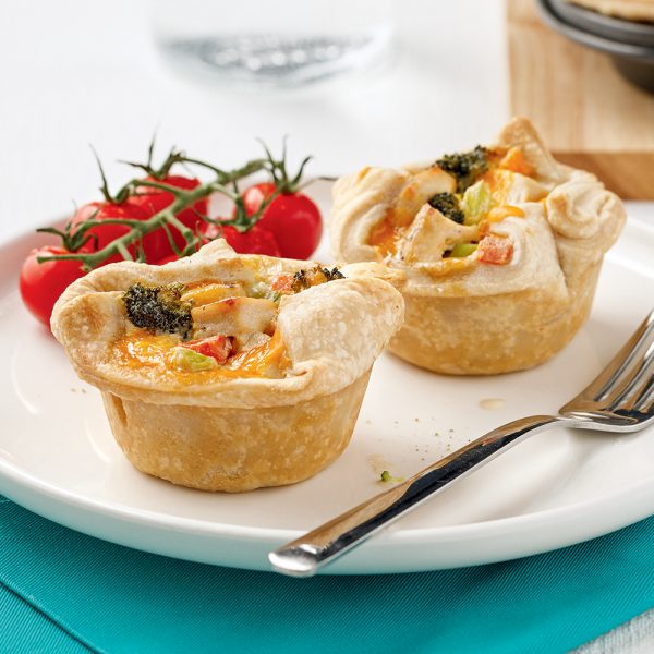 Mini-pâtés au poulet réinventés - 5 ingredients 15 minutes