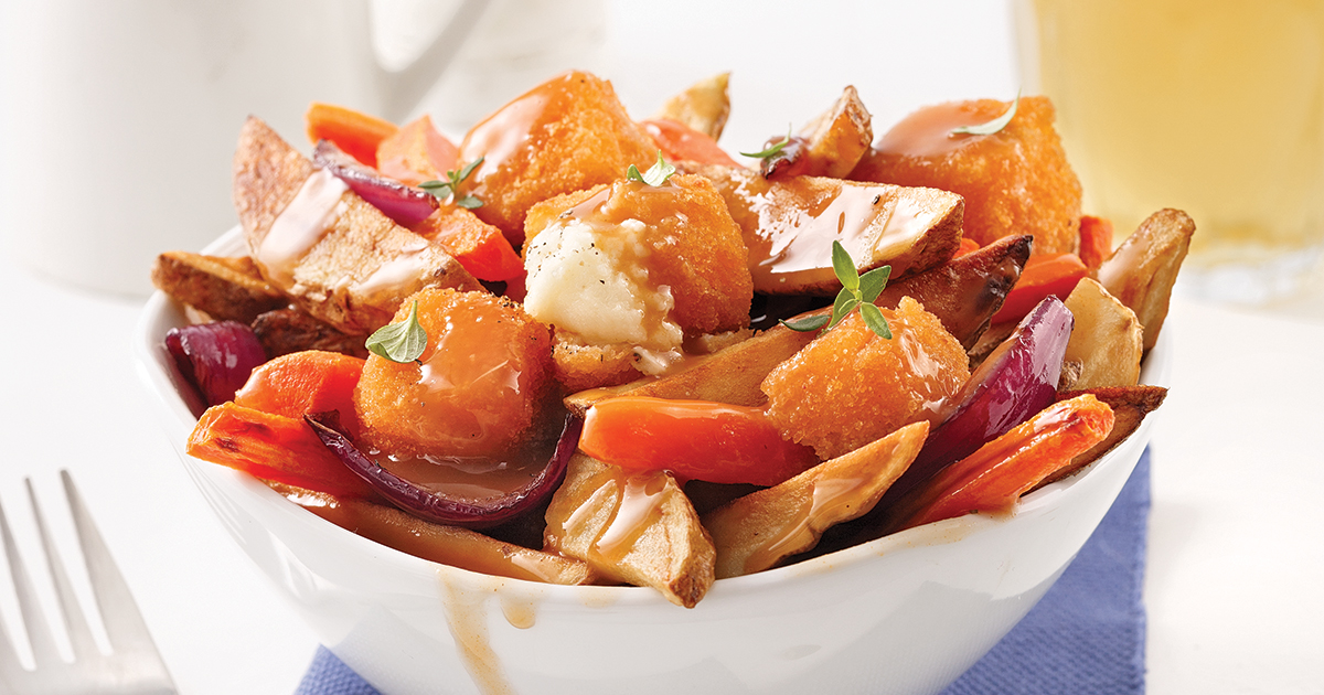 Poutine aux mini-fondues parmesan - Glouton