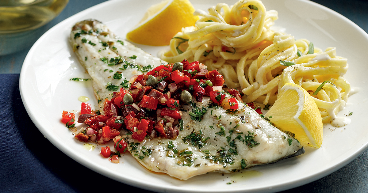 Loup de mer à la salsa à la provençale - Glouton