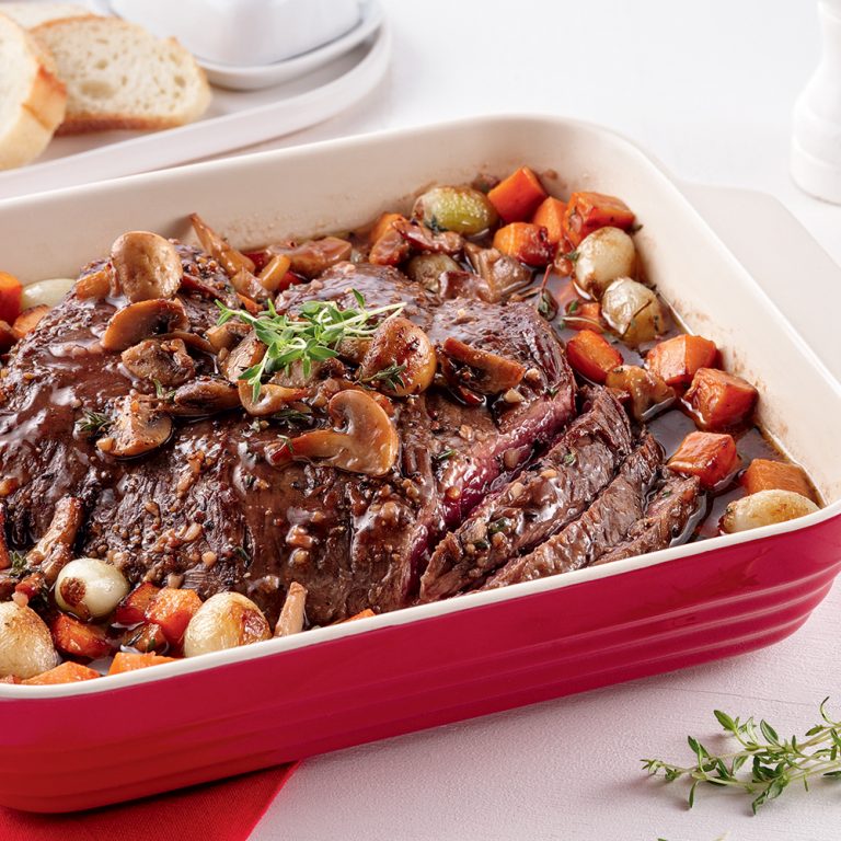 Bavette bourguignonne - 5 ingredients 15 minutes