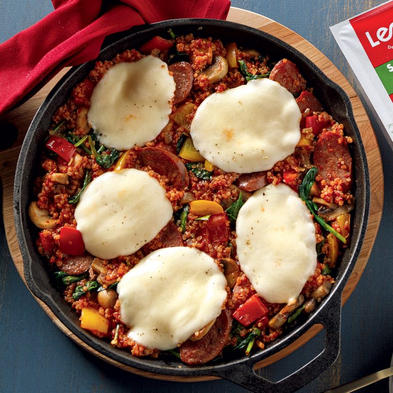 Quinoa au saucisson italien - 5 ingredients 15 minutes