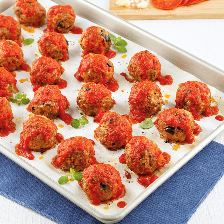 Boulettes à la pizza à congeler - 5 ingredients 15 minutes