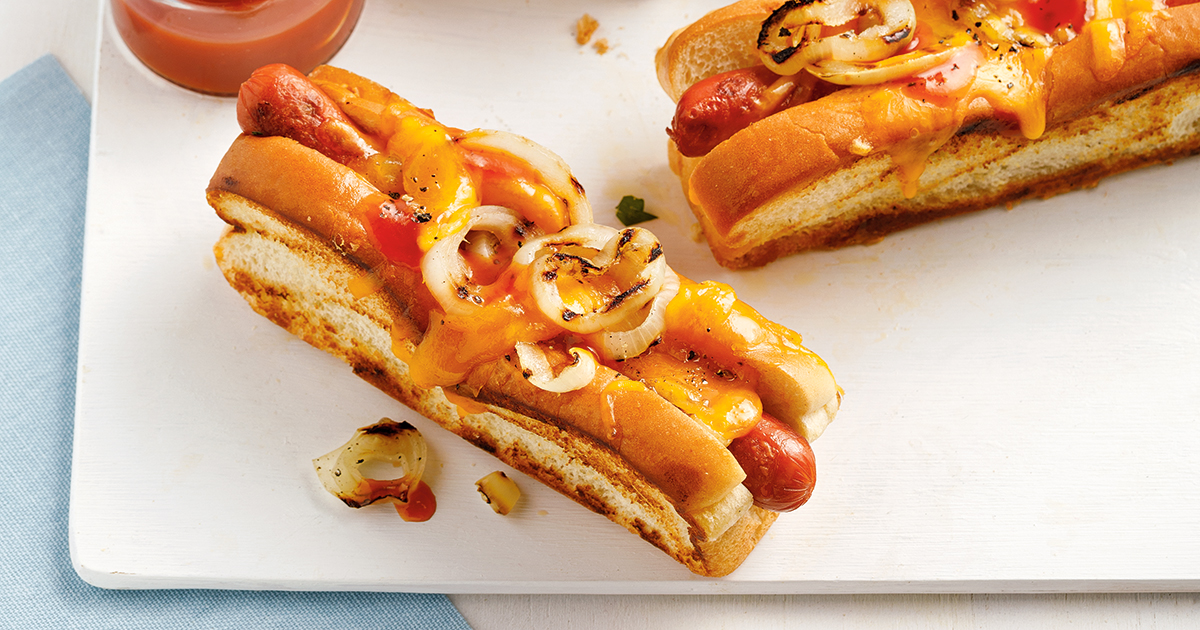 Hot-dog barbecue gratiné - Glouton