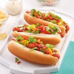 Hot-dogs BLT - 5 ingredients 15 minutes