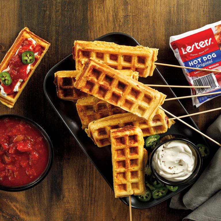 Waffle dogs sans friture - 5 ingredients 15 minutes