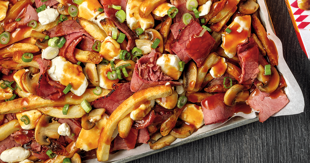 Poutine familiale au smoked meat - Glouton