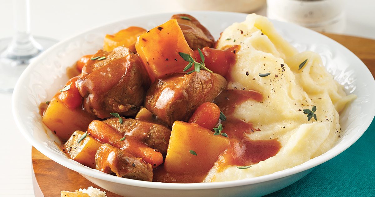 Ragoût de porc irlandais à la mijoteuse - 5 ingredients 15 minutes