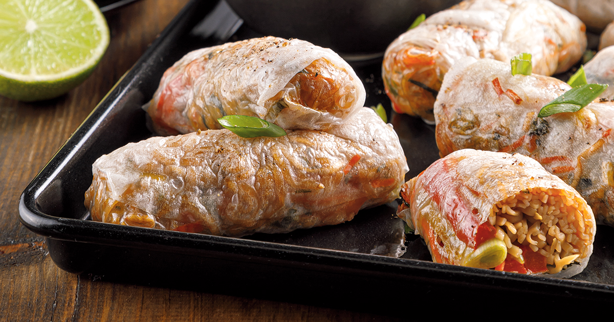 Rouleaux de printemps aux ramens frits à l’air fryer - 5 ingredients 15 ...