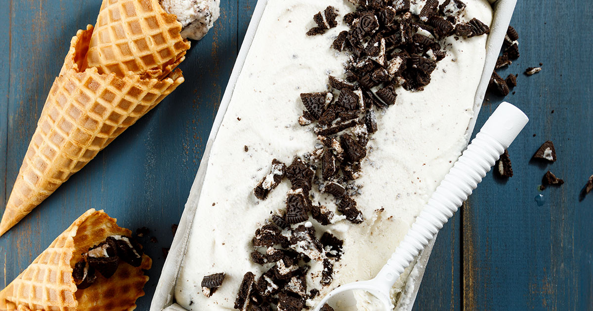 Crème glacée de tofu saveur Oreo - Glouton
