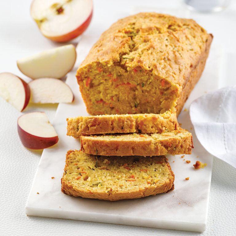 Pain aux pommes, carottes et courgettes - 5 ingredients 15 minutes