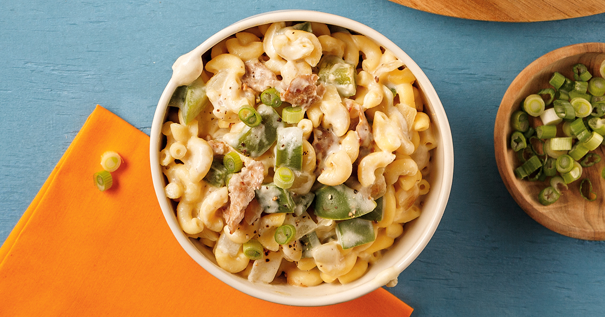 Mac and cheese Philly cheesesteak - Glouton