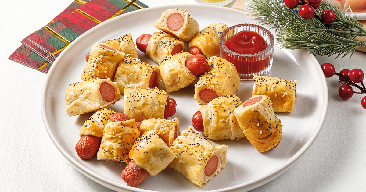 Saucisses en pâte - 5 ingredients 15 minutes