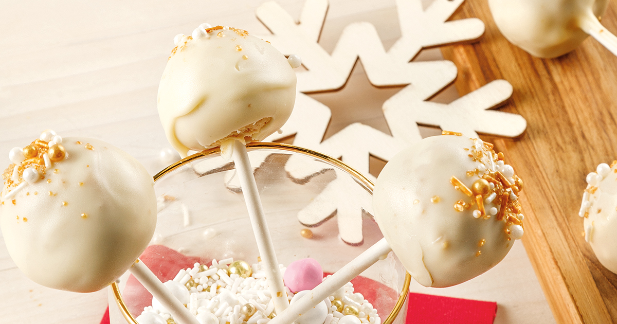 Cake pops au fromage et framboises - 5 ingredients 15 minutes