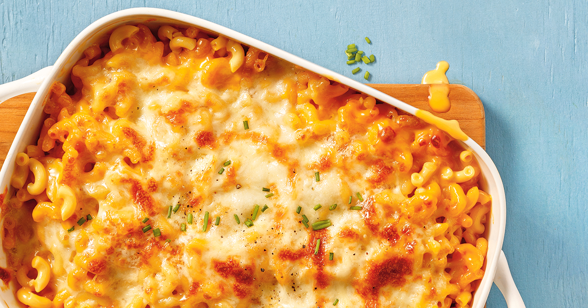 Mac’n cheese 100% cuit au four - 5 ingredients 15 minutes