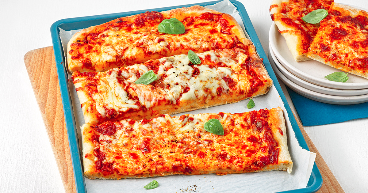 Pizza italienne à la sauce à spag - 5 ingredients 15 minutes