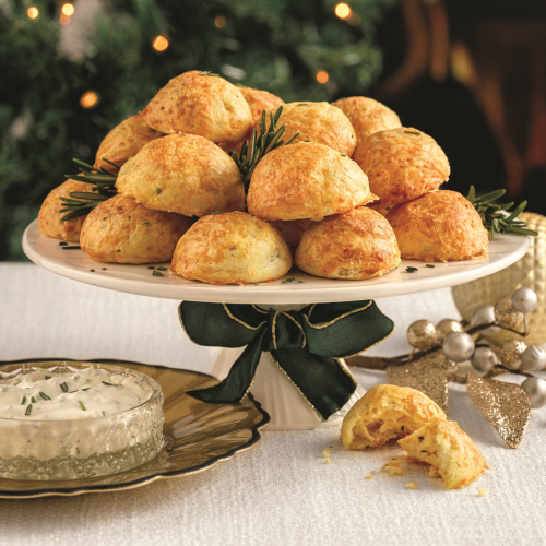 Petits pains de fromage style gougères - 5 ingredients 15 minutes