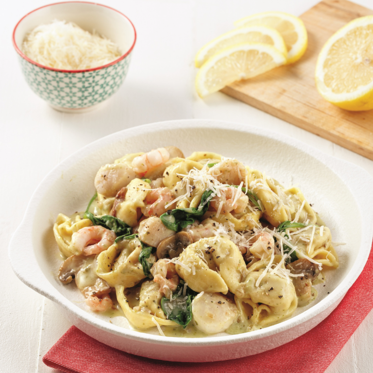 Tortellinis aux fruits de mer - 5 ingredients 15 minutes
