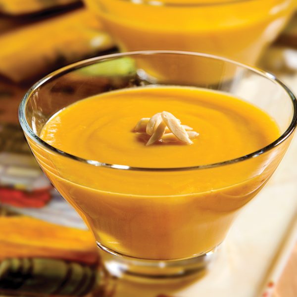 Potage à la courge et aux pommes - Les recettes de Caty