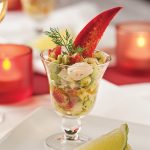 Salade de homard et pétoncles à l'avocat en verrine - Les recettes de Caty
