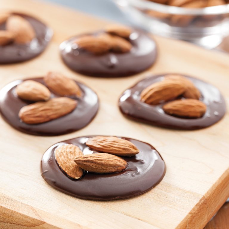 Délices croquants au chocolat noir et amandes - Les recettes de Caty