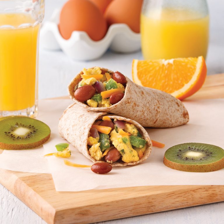 Burritos déjeuners - Les recettes de Caty