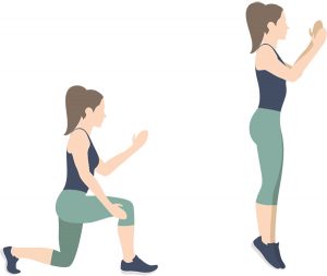 L'exercice payant du mois: La fente - Les recettes de Caty