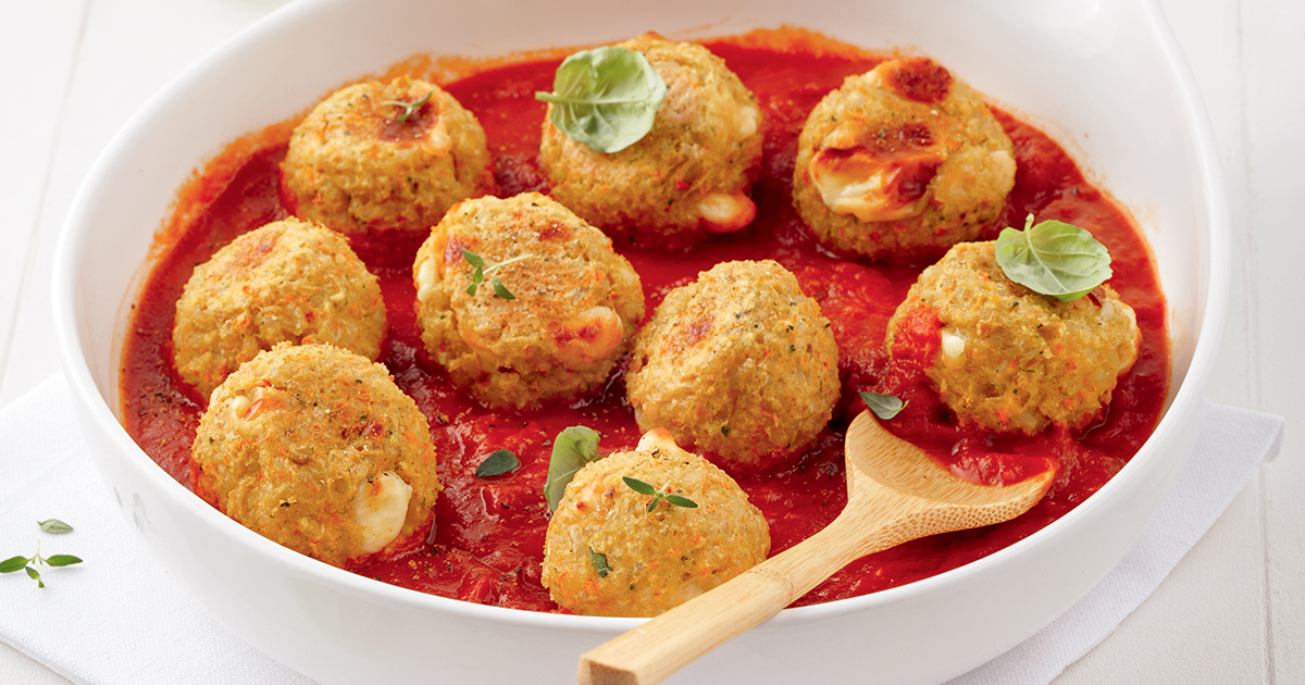 Polpettes (boulettes) végé au fromage en grains - Les recettes de Caty