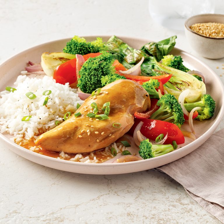 Poulet teriyaki à la mijoteuse - Les recettes de Caty