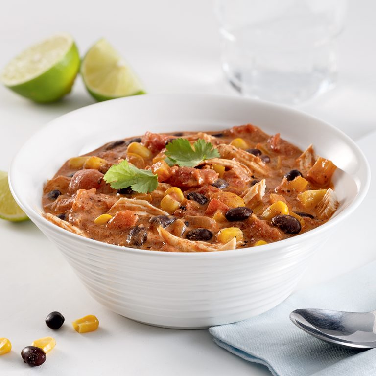 Chili crémeux au poulet effiloché - Les recettes de Caty