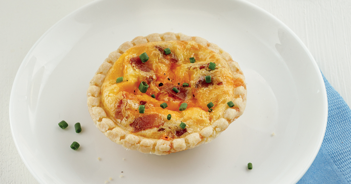 Mini-quiches lorraines - Les recettes de Caty