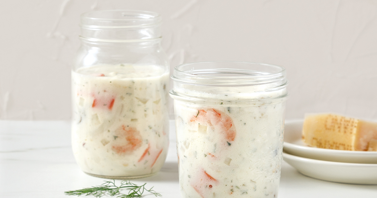 Sauce Alfredo aux fruits de mer - Les recettes de Caty