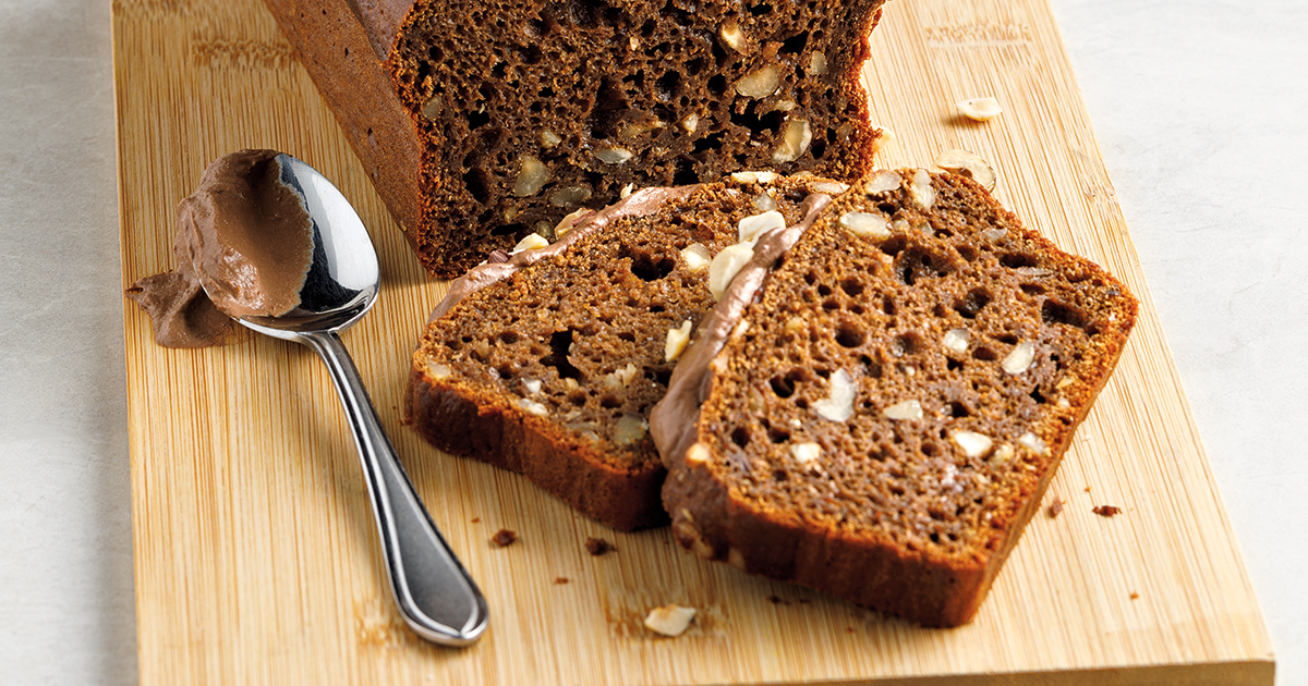 Pain choco-moka aux noisettes - Les recettes de Caty