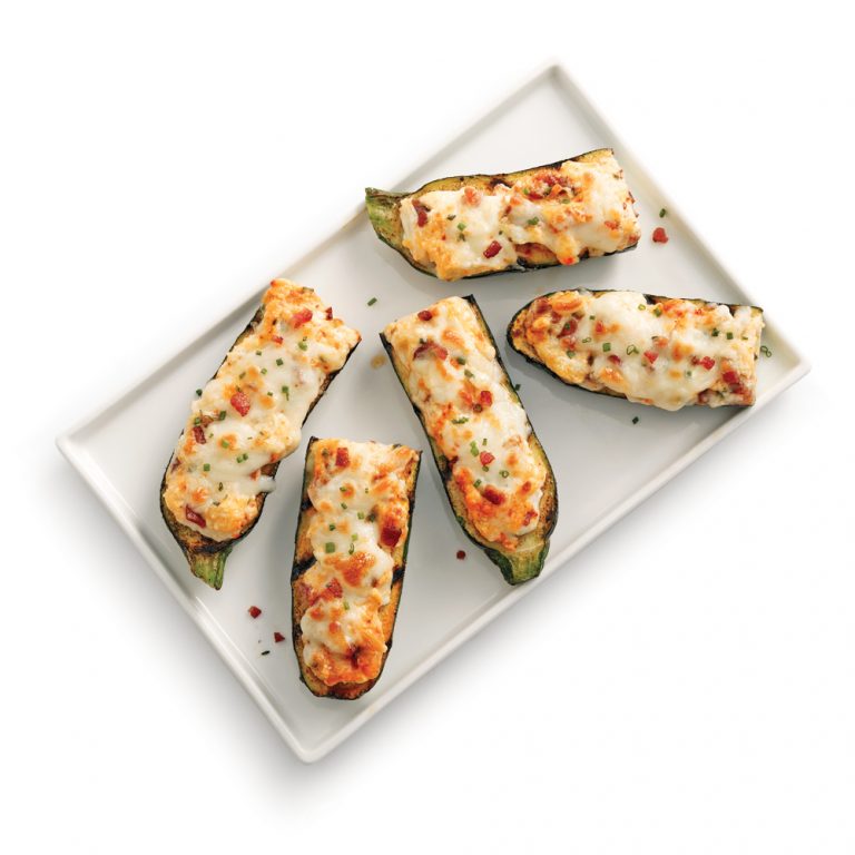 Courgettes grillées à la ricotta - Je Cuisine