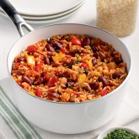 Riz cajun aux haricots rouges - Je Cuisine