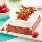 Gâteau à la crème glacée choco-fraises - Je Cuisine