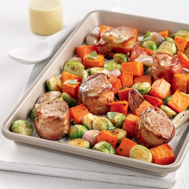 Tournedos de porc au bacon et beurre aromatisé - Je Cuisine