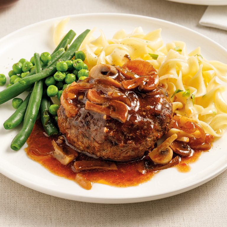 Steaks Salisbury à la mijoteuse - Je Cuisine
