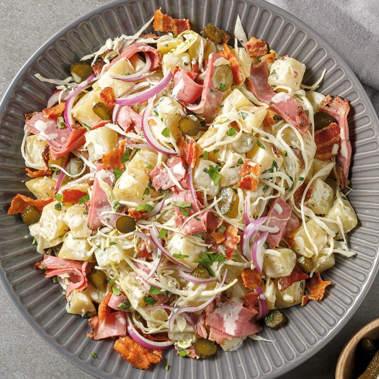 Salade de patates au smoked meat - Je Cuisine